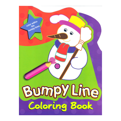 Learning is Fun. BUMPY LINE COLORING BOOK - BEAR