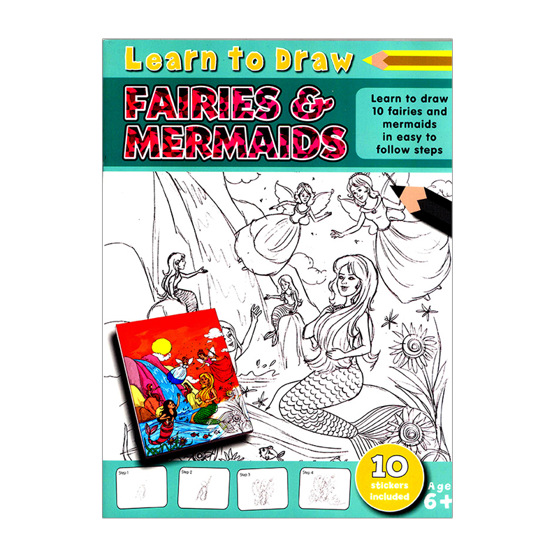 Learning is Fun. LEARN TO DRAW-FAIRIES & MERMAIDS Learning is Fun. LEARN TO DRAW-FAIRIES & MERMAIDS